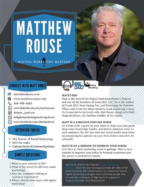Matthew Rouse | Author, Speaker, Podcast Host, AI Chicken Wrangler